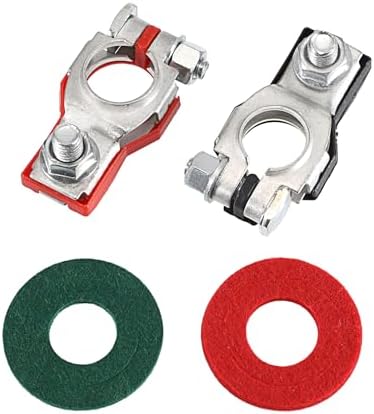 Amazon.com: OwnMy 1 Pair Battery Terminal Connectors Universal Top Post ...