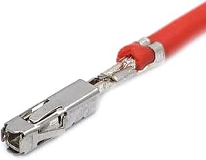 Amazon.com: 1.5mm Auto Wire Crimp Terminals Pin Small Two-lobed Aquare ...