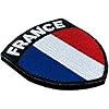 Écusson des armoiries de la France avec Velkro - Drapeau français 100% ...