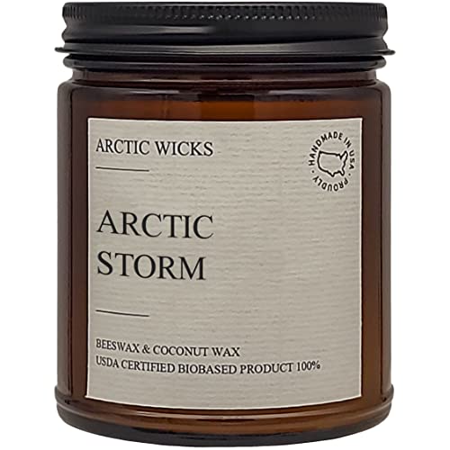 Amazon.com: Arctic Storm | Arctic Wicks Handmade Scented Coconut ...