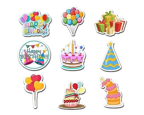 Amazon.com: Happy Birthday Decor Magnets, Birthday Sign Magnets, Cruise ...