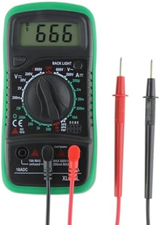 GUNK 830L 3 Digit, 600 AC/DC Voltage Digital Multimeter with Back ...