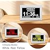 SSYA 7 Inch Digital Calendar Alarm Clock - Dementia Clocks for Vision ...