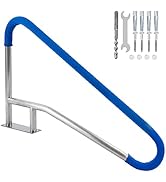 Amazon.com: Pool Handrail 30x22 inch 304 Stainless Steel Spa handrail w ...