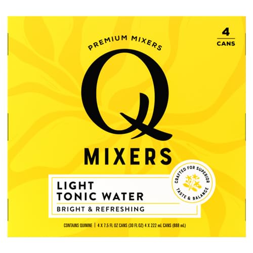 Amazon.com: Q Tonic Water Tonic Light 4Pk, 30 Fl oz : Grocery & Gourmet ...
