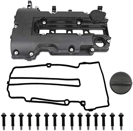 Engine Valve Cover Kit with Gaskets & Bolts & Oil Filler Cap Compatible ...