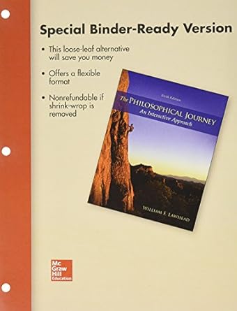 The Philosophical Journey + Connect Access Card: Lawhead, William ...