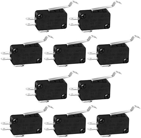 Gebildet 12pcs 125V/250V 15A Momentary Micro Switch for Microwave Oven ...
