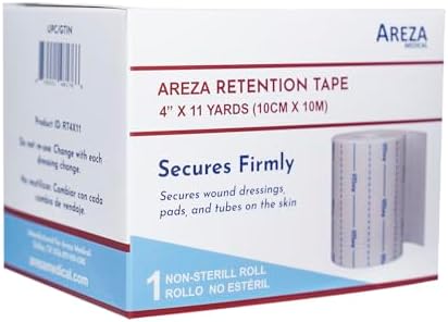 Amazon.com: Dressing Retention Tape - 6" x 11yd, Premium Non-Woven ...