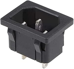 Amazon.co.jp: XYWHPGV IEC 320 C14 Inlet Socket, Power Module Adapter Male Socket AC 250V 10A ...