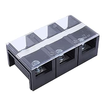 200A 3P Terminal Block | Dual Row Mutual Insulation with Clear Cover ...