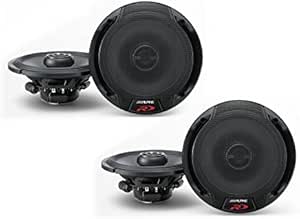 Alpine SPR-60 6-1/2" Coaxial 2-Way Speaker Set Bundle: Amazon.co.uk ...