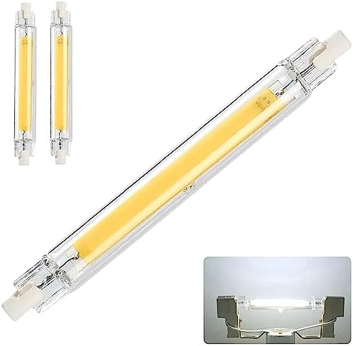 MZIEIU R7S LED 118mm Dimmbar,20W R7S LED Leuchtmittel Kaltweiß 6000K ...