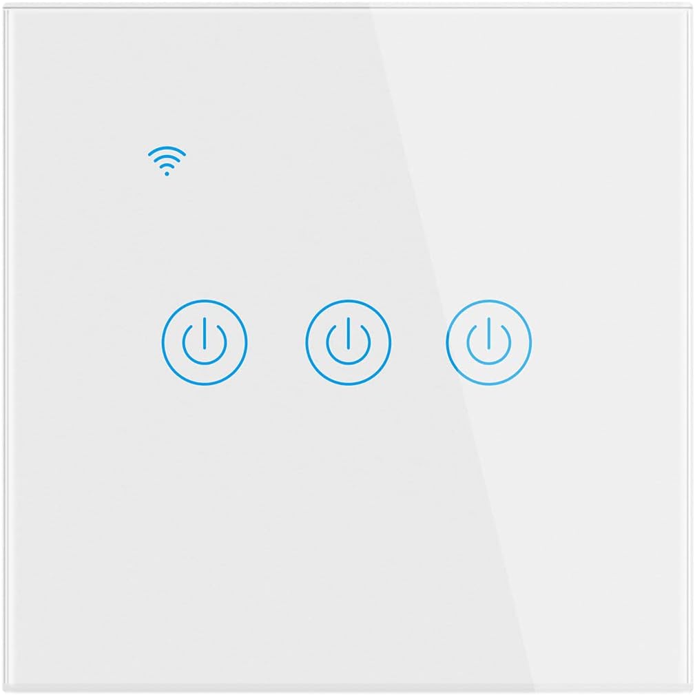 WiFi Smart Wall Light Switch, Wireless Switches, No Neutral Wire ...
