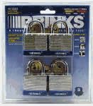 Hampton Prod #102-40401 4PK 1-1/2" Steel Padlock - Amazon.com