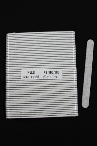 Amazon.com : Nail Files Grit 100/100, Coarse Zebra Round (50pcs in a ...