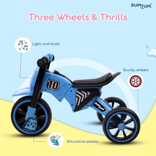 Bumtum Himalayan Baby Tricycle Pedal Bike Rider Stylish|Tricycle for ...