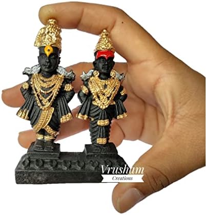 Buy S A GIFTS Sai Amrut Vitthal Rukmani Stand | Vitthal Rukmini Idol ...