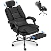Amazon.com: HOMREST Executive Office Chair with Adjustable Headrest ...