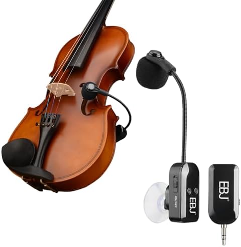 Amazon.com: EBJ 2.4G Instrument Microphone Receiver with Detachable ...