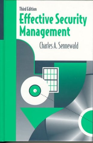 Buy Effective Security Management Book Online at Low Prices in India ...
