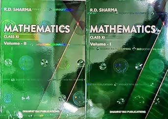 Amazon.in: Buy Mathematics Vol 1&2 Class 11 By RD Sharma (S) Book ...