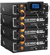 Amazon.com: GLCE ENERGY 48V 400Ah LiFePO4 Lithium Battery, Grade A ...