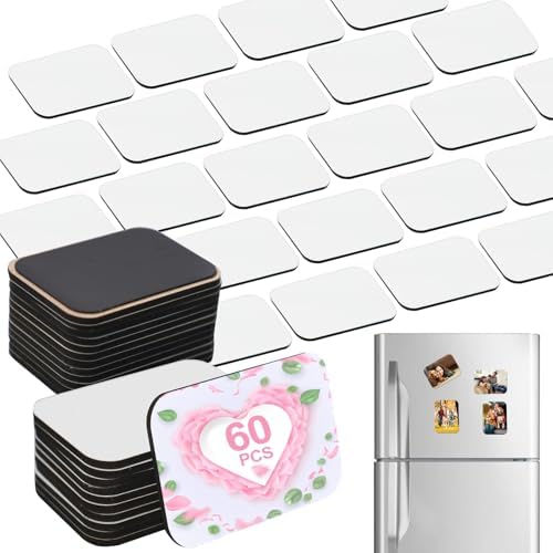 Amazon.com: 50 Pcs Sublimation Magnets Blank 2x3 Inch Personalized ...