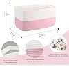 Amazon.com: MEGASKET Large Pink Storage Basket, 22" x 17" x 12 ...
