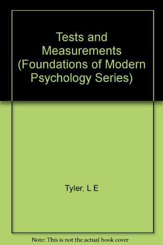 tests and Measurements: W. Bruce Walsh: Amazon.com: Books