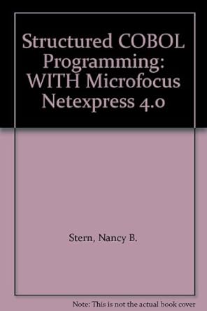 Structured COBOL Programming: 9780471755395: Amazon.com: Books