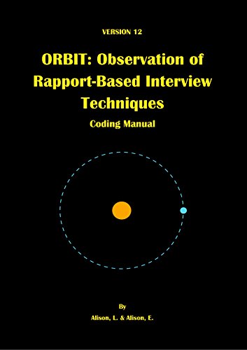 ORBIT: Observation of Rapport Based Interview Techniques: Coding Manual - Kindle edition by ...