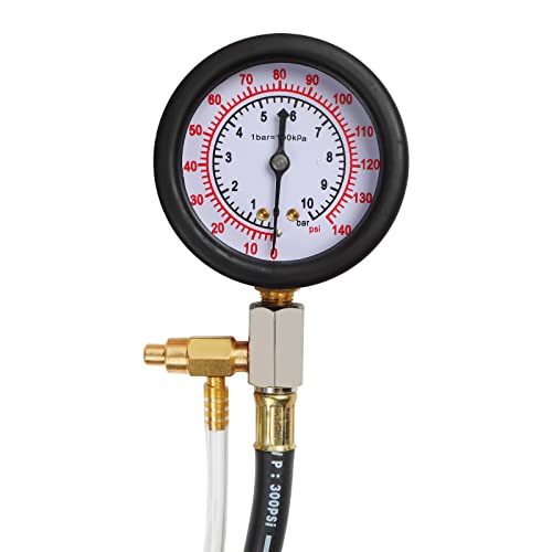 Snapklik.com : TU-114 Auto Fuel Pressure Gauge Tester Kit Gasoline ...