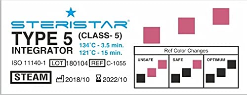 STERISTAR TYPE 5 [Class 5] Integrator (100 pcs.) | Autoclave Chemical ...