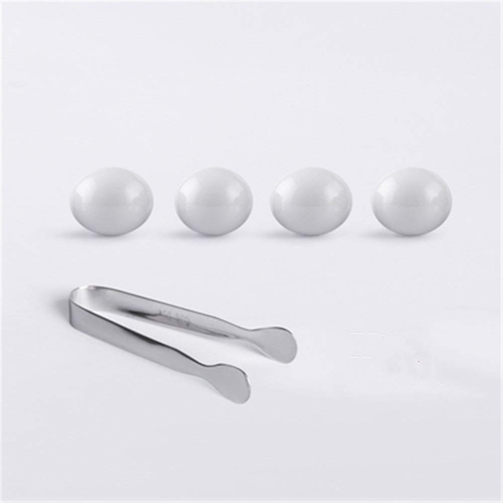 Buy Ice wine stone Natural Marble Ice Liquor Set Ice Clip Black Ball ...