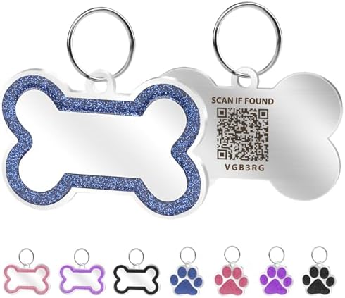 Amazon.com: NozlaID QR Code Dog Tag - Stainless Steel Dog id Tags ...