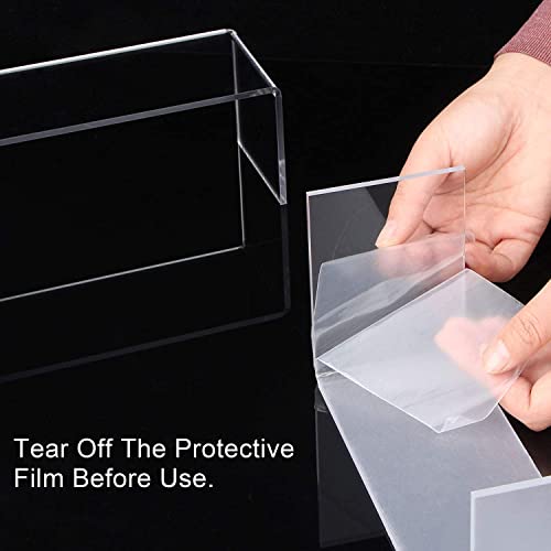 Snapklik.com : 2 Sets Acrylic Risers, Clear Rectangular Showcase ...