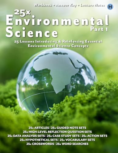 Amazon.com: 25x: Environmental Science - Part 1: WORKBOOK PLUS ANSWER ...