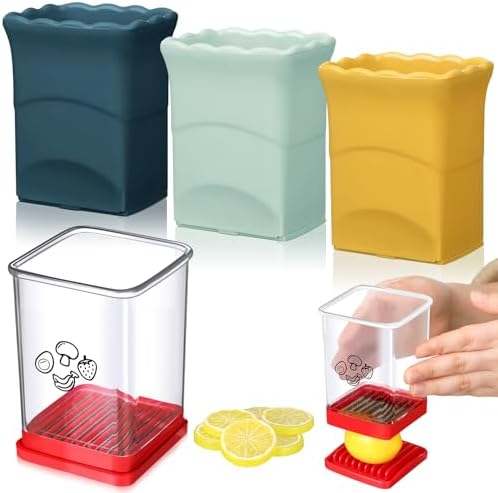 Amazon.com: Cup Slicer Fruit, Chopping Cup and Cup Cutter For Fruits ...