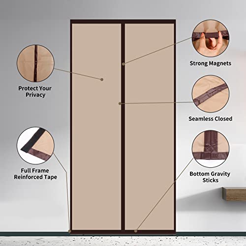 Magnetic Insulated Door Curtain, Thermal Door Cover Door Screen Auto ...