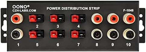 Amazon.com: Screw Mount 2 x 4 Position Banana Jack Distribution Module ...