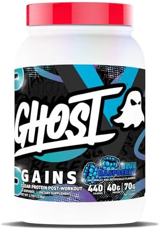 Amazon.com: GHOST Clear Gains Mass Gainer Protein Powder - Post-Workout ...
