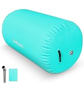 KIASTER Air Roller Inflatable Tumbling Mat Gymnastics Mat Air Roll Air ...