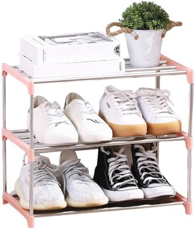 Small Shoe Rack, Multi-Layer Shoe Racks Storage, Stackable Shoe Rack 3 ...