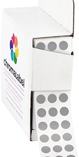 Amazon.com : ChromaLabel 0.25 inch Round Label Permanent Color Code Dot ...