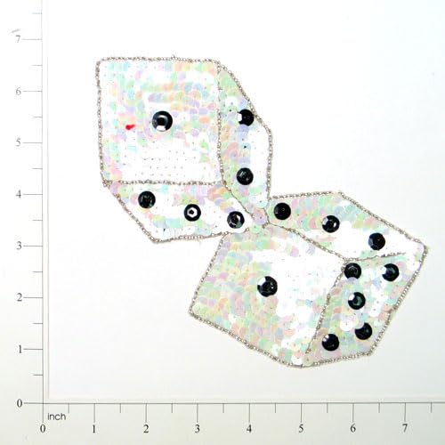 Amazon.com: Expo International Dice Sequin Patches/Appliques, Multi Colors