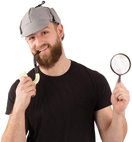 Amazon.com: Funny Party Hats Sherlock Holmes Detective Bundle ...