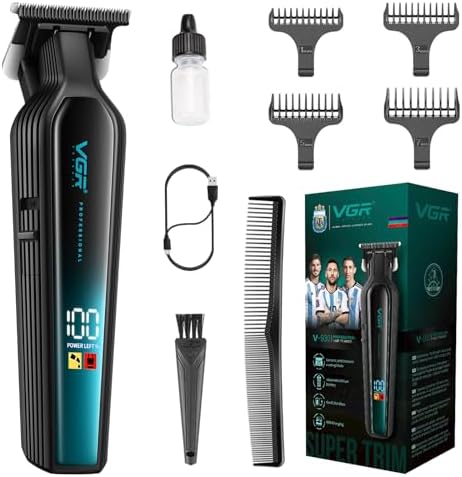 Amazon.com: VGR 906 Fresh Fade Professional Hair Trimmer, 9000rpm Zero ...