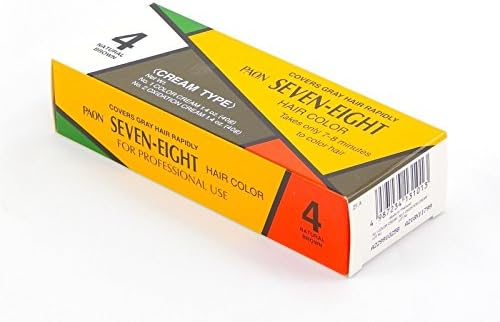 Amazon.com : 12 Pcs Paon Seven-Eight Creamy Type Hair Color Natural ...