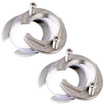 2 Pack Stainless Steel Kitchen Faucet Fixing Nut C Type Antiloosing ...